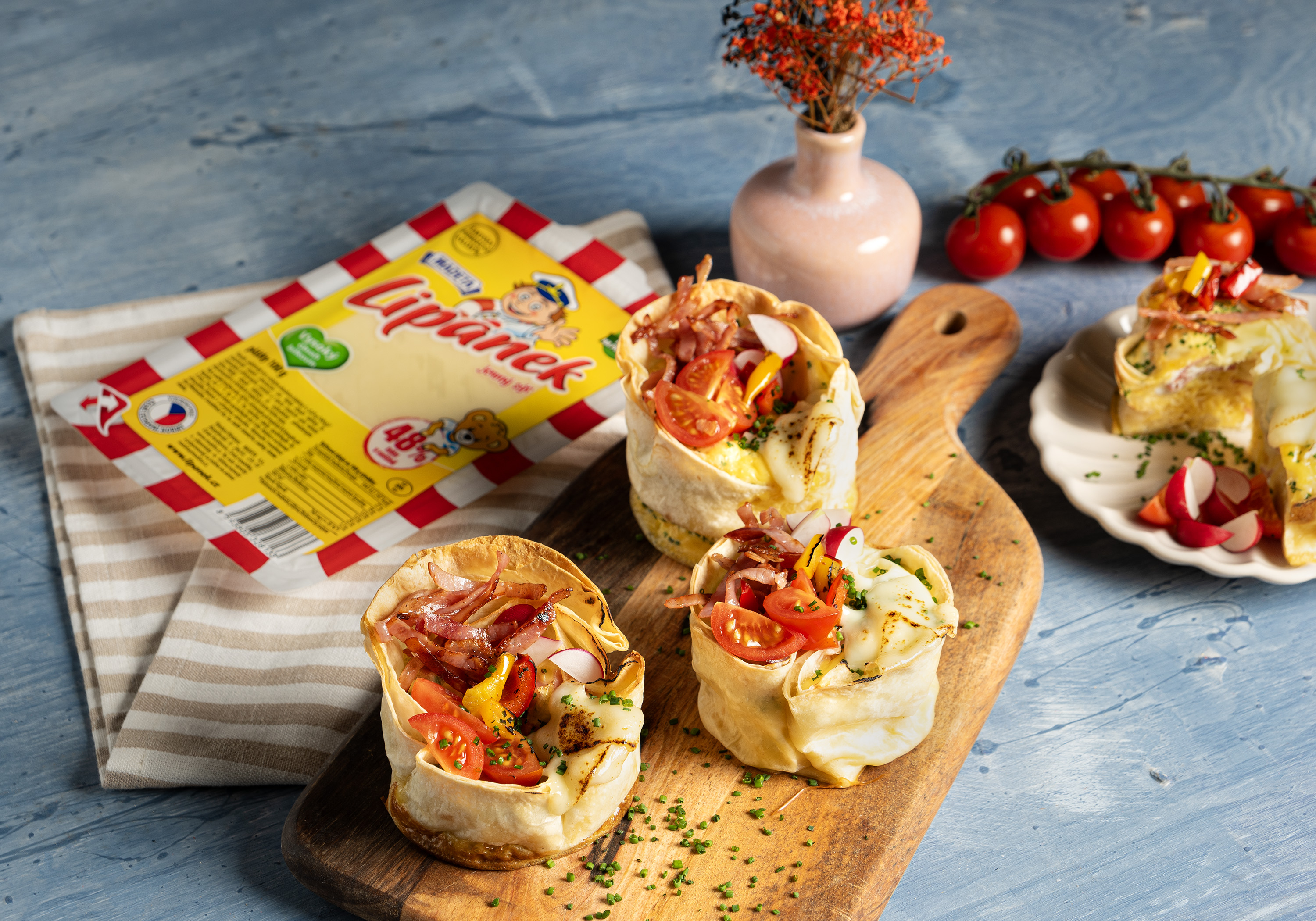 Sýrovo-vaječné muffiny s Lipánkem | MADETA a.s.