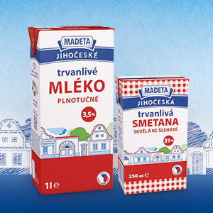 Trvanlivé mléko a smetana v novém | MADETA a.s.