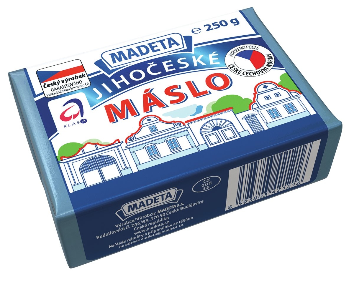 BUTTER 82% 250G | MADETA a.s.