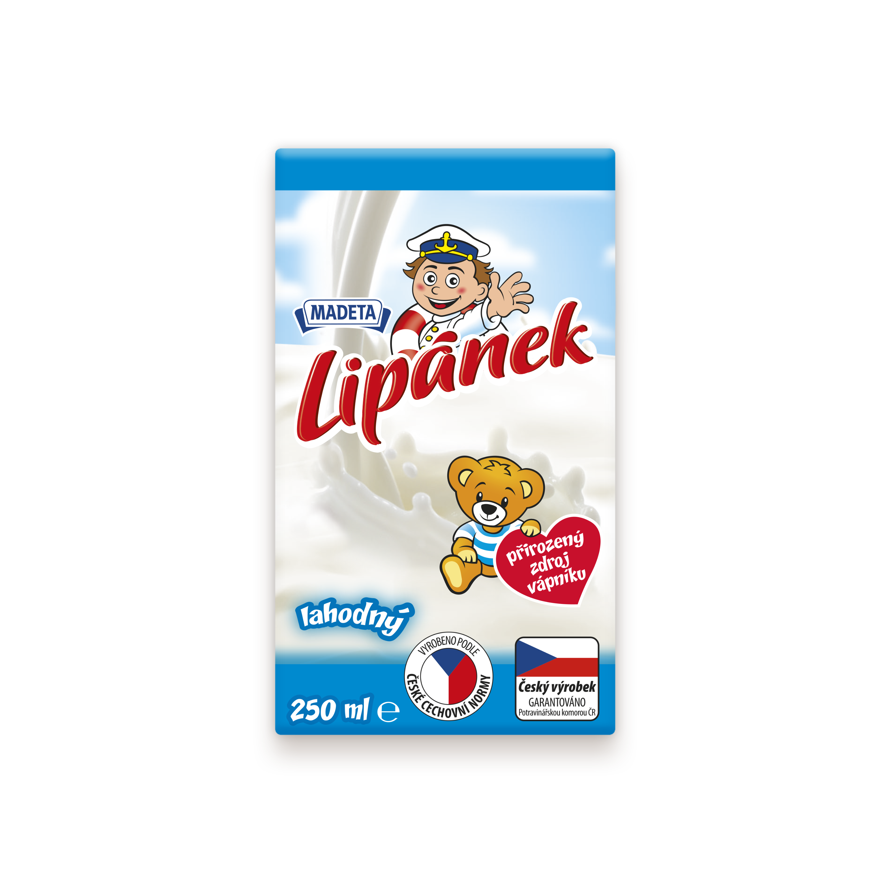 MILK UHT LIPÁNEK NATURAL 1,5% 250ML | MADETA a.s.