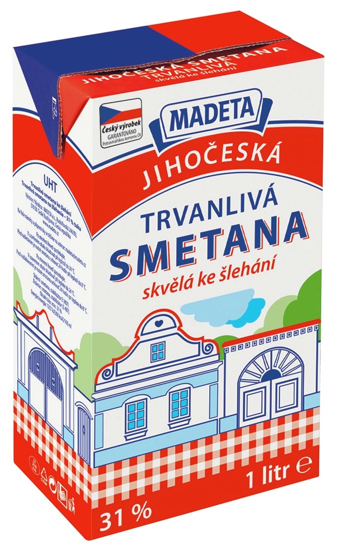 CREAM UHT 31% 1L | MADETA a.s.